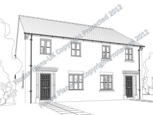 Design no 132 2 Bed End Terraced - Planning drawing approval - House ...